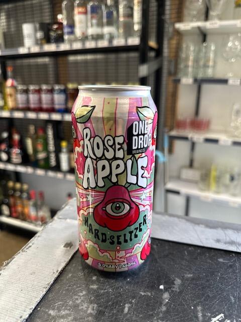 One Drop - Rose Apple Hard Seltzer 5.0% 440ml | A Point Of Difference ...