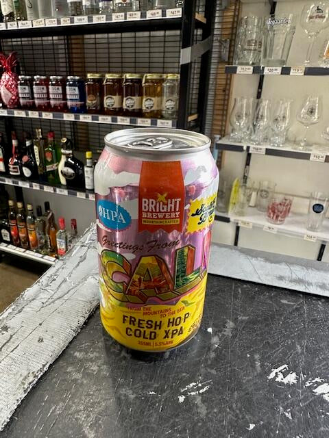 Bright - X South O Brewing Greetings From Cali Fresh Hop Cold XPA 5.5% ...
