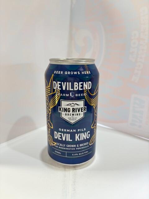 Devil Bend - X King River Devil King German Pils 5.4% 375ml | A Point ...